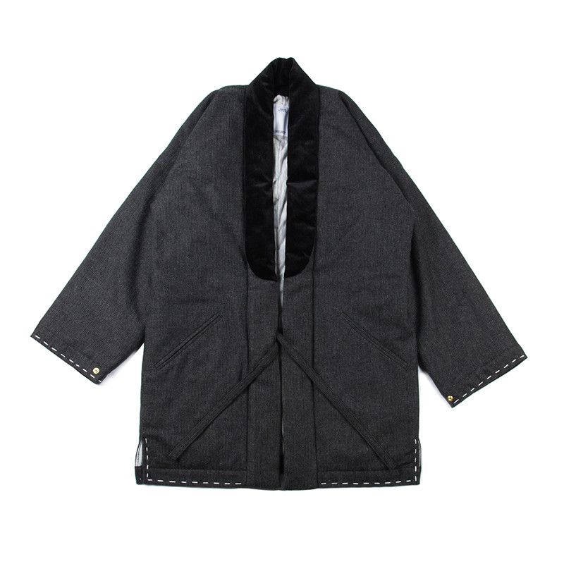 Other Fintoe Classic Black Noragi visvim dotera style | Grailed