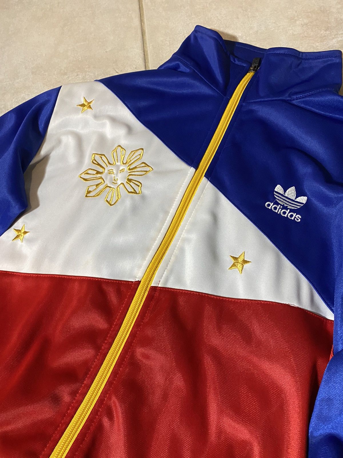 Adidas Adidas Philippines Track Jacket, Blue Red & White XL | Grailed