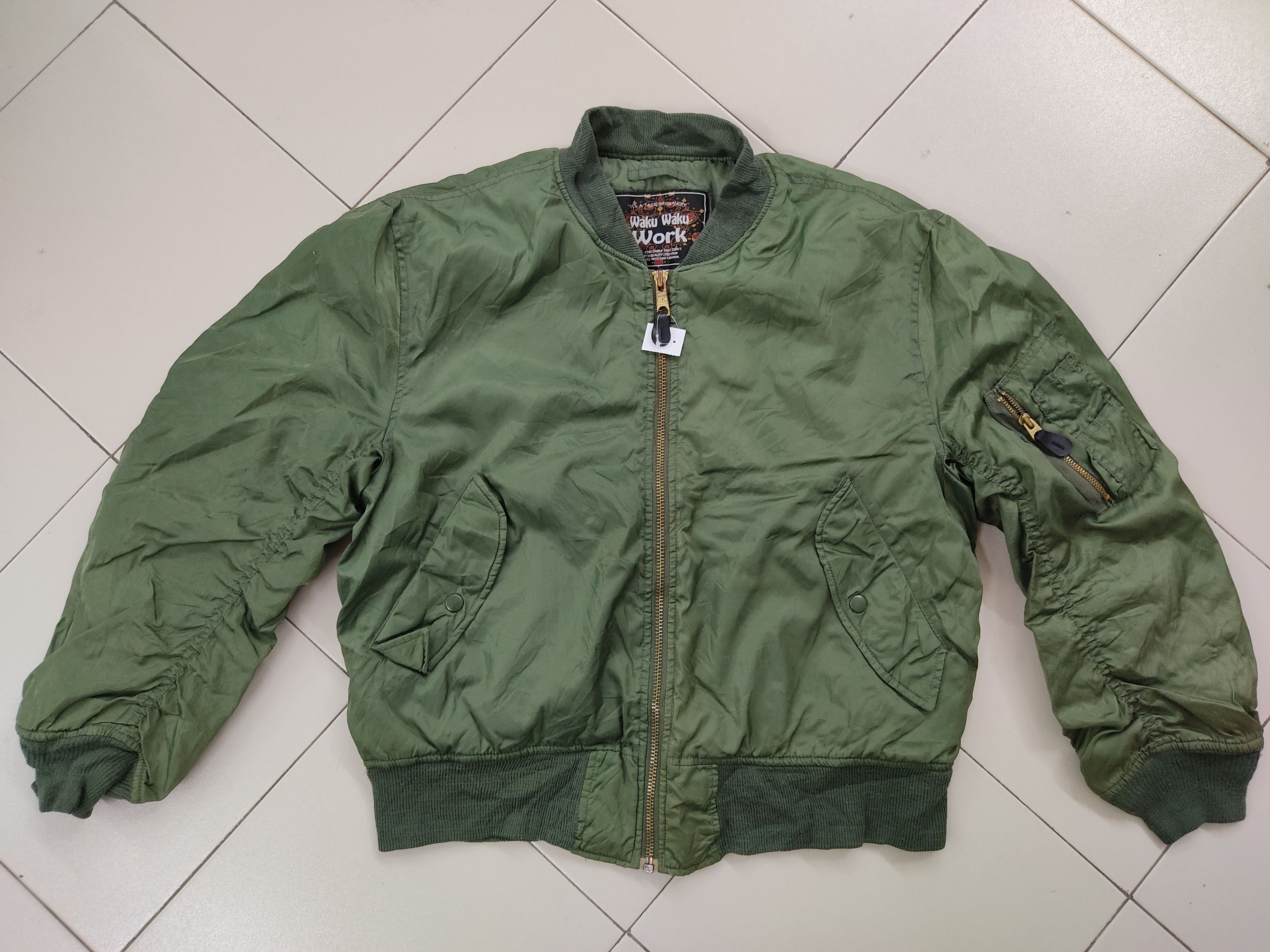 Bomber Jacket × Streetwear × Vintage Waku Waku Work Bomber Jacket | Grailed