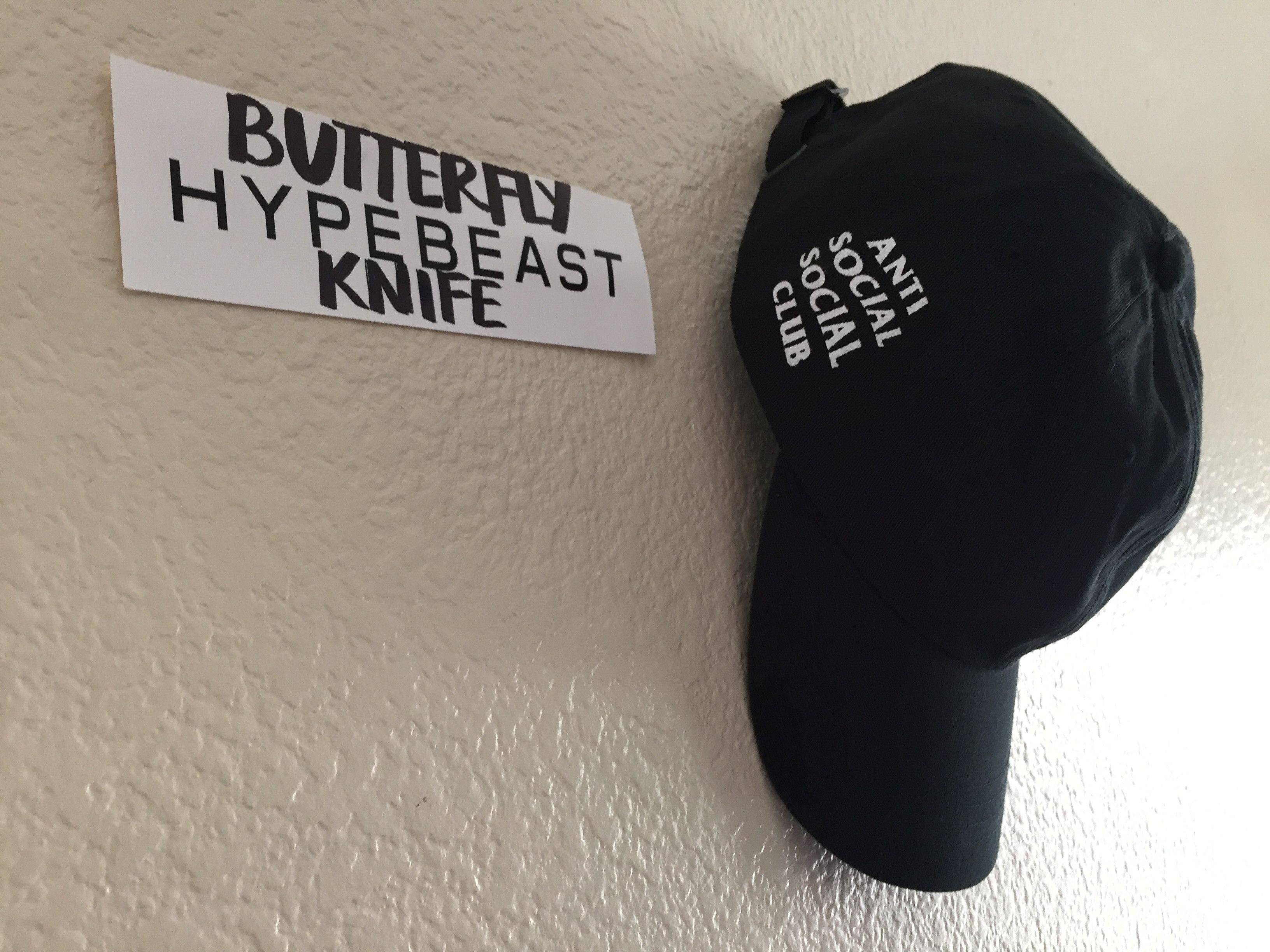 Anti Social Social Club Weird Cap Black Anti Social Social Club | Grailed