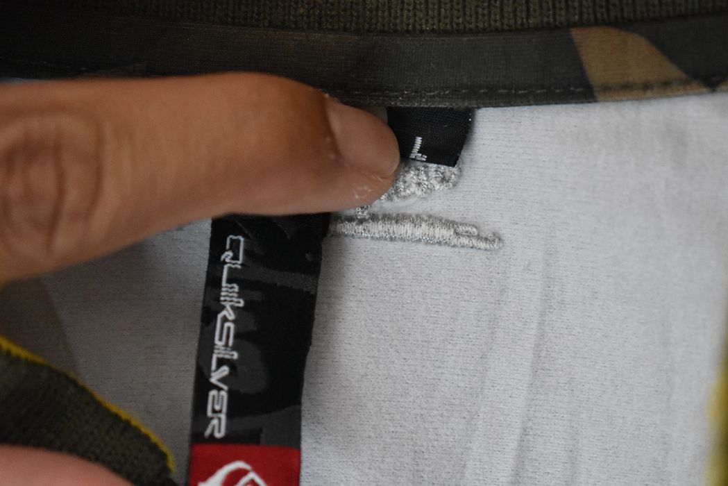 Quicksilver Green camo quicksilver jacket sweater | Grailed