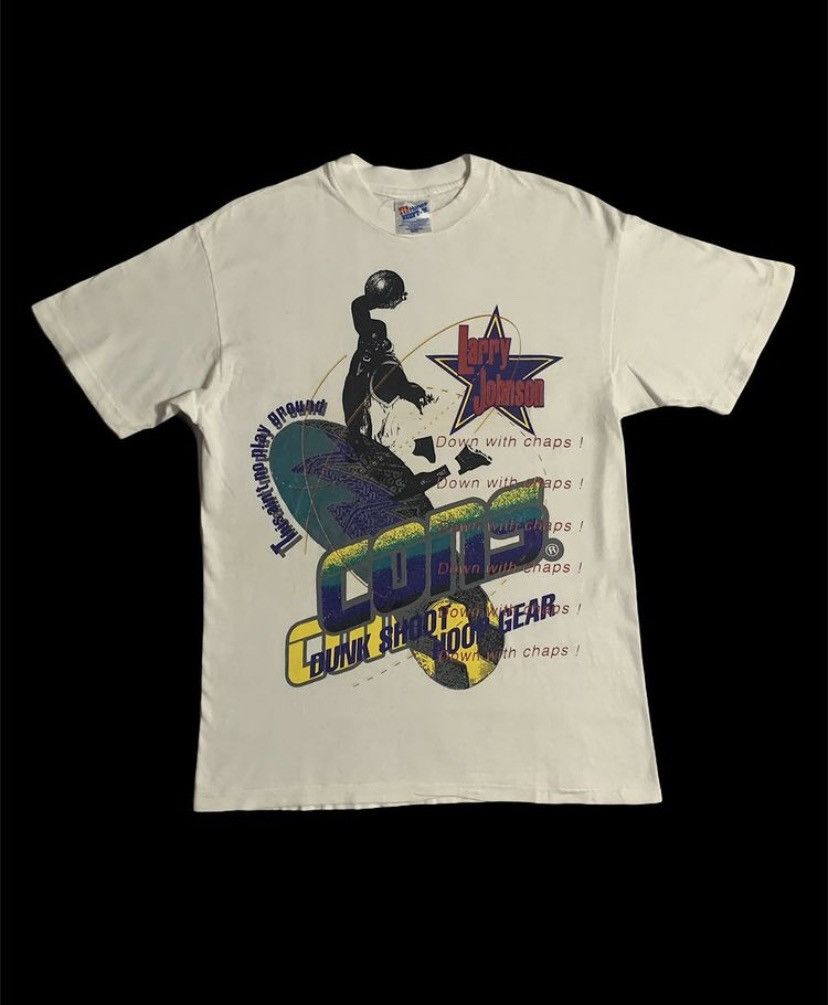Vintage Larry johnson slam dunk | Grailed