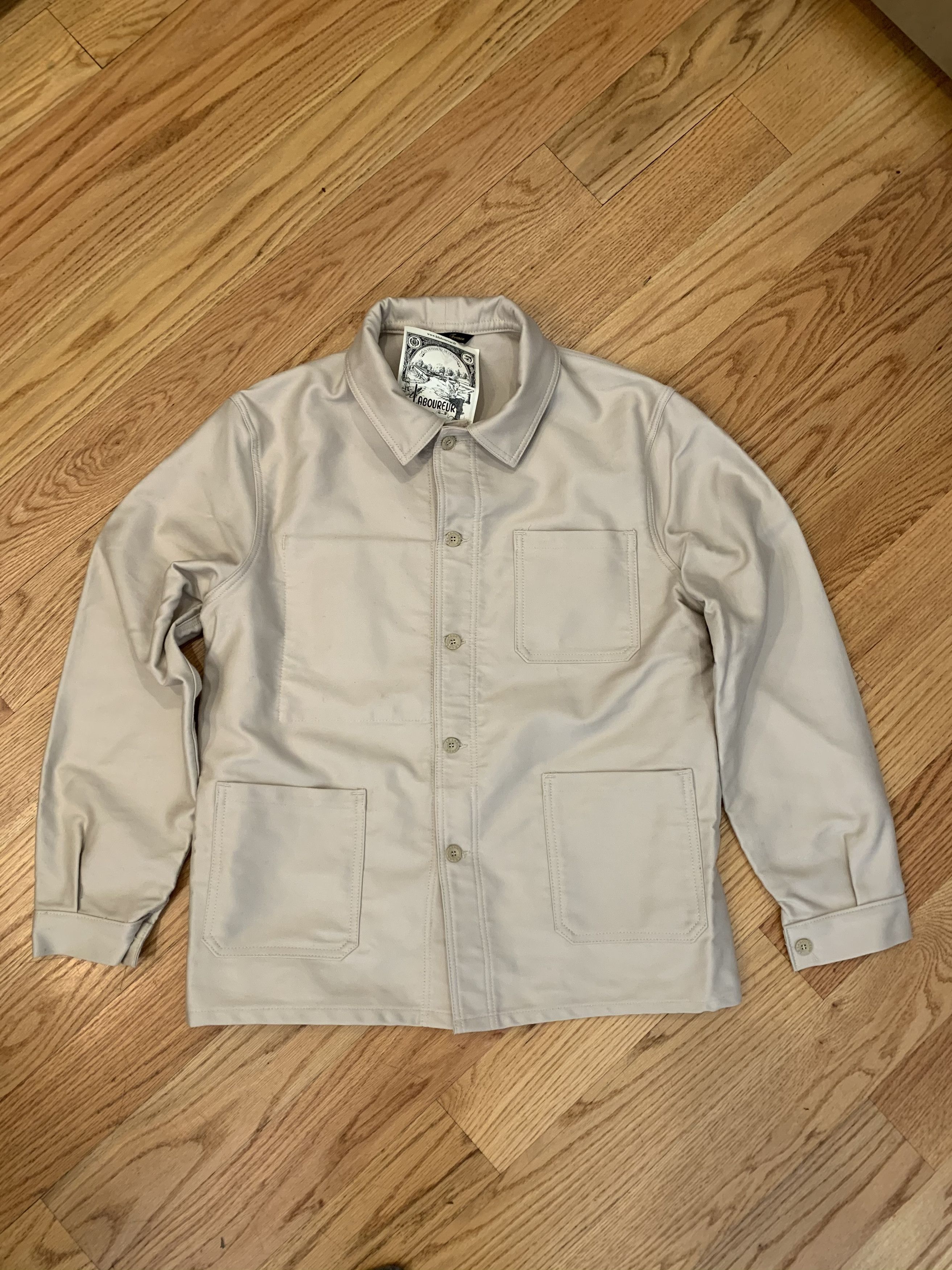 Le Laboureur BRAND NEW French Moleskin Work Jacket / Chore Coat | Grailed