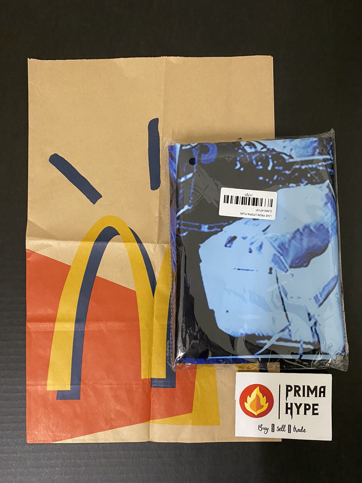 Travis Scott Travis Scott x McDonald’s Live From Utopia Flag | Grailed