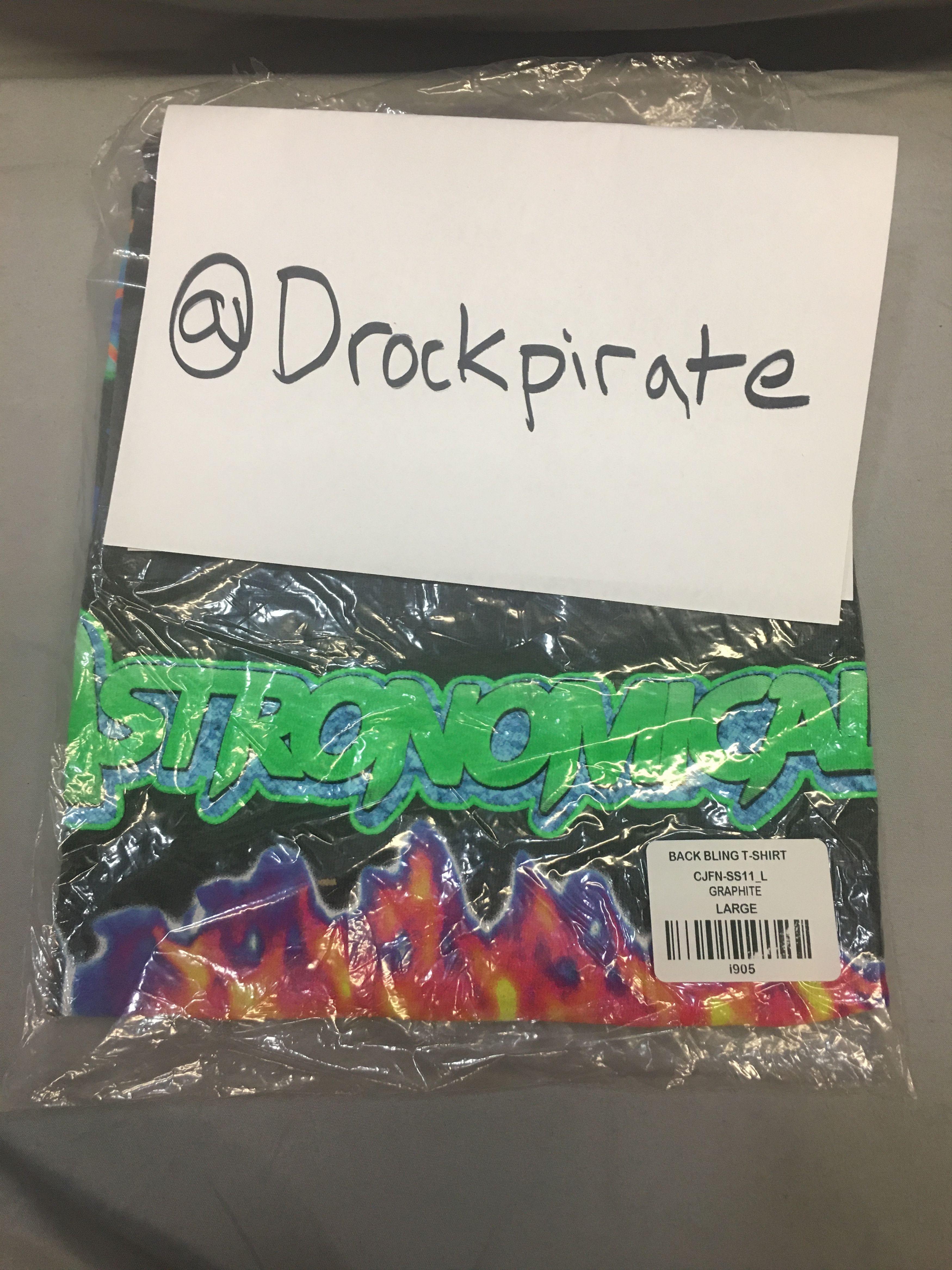 Travis Scott Travis Scott Back Bling T-Shirt | Grailed