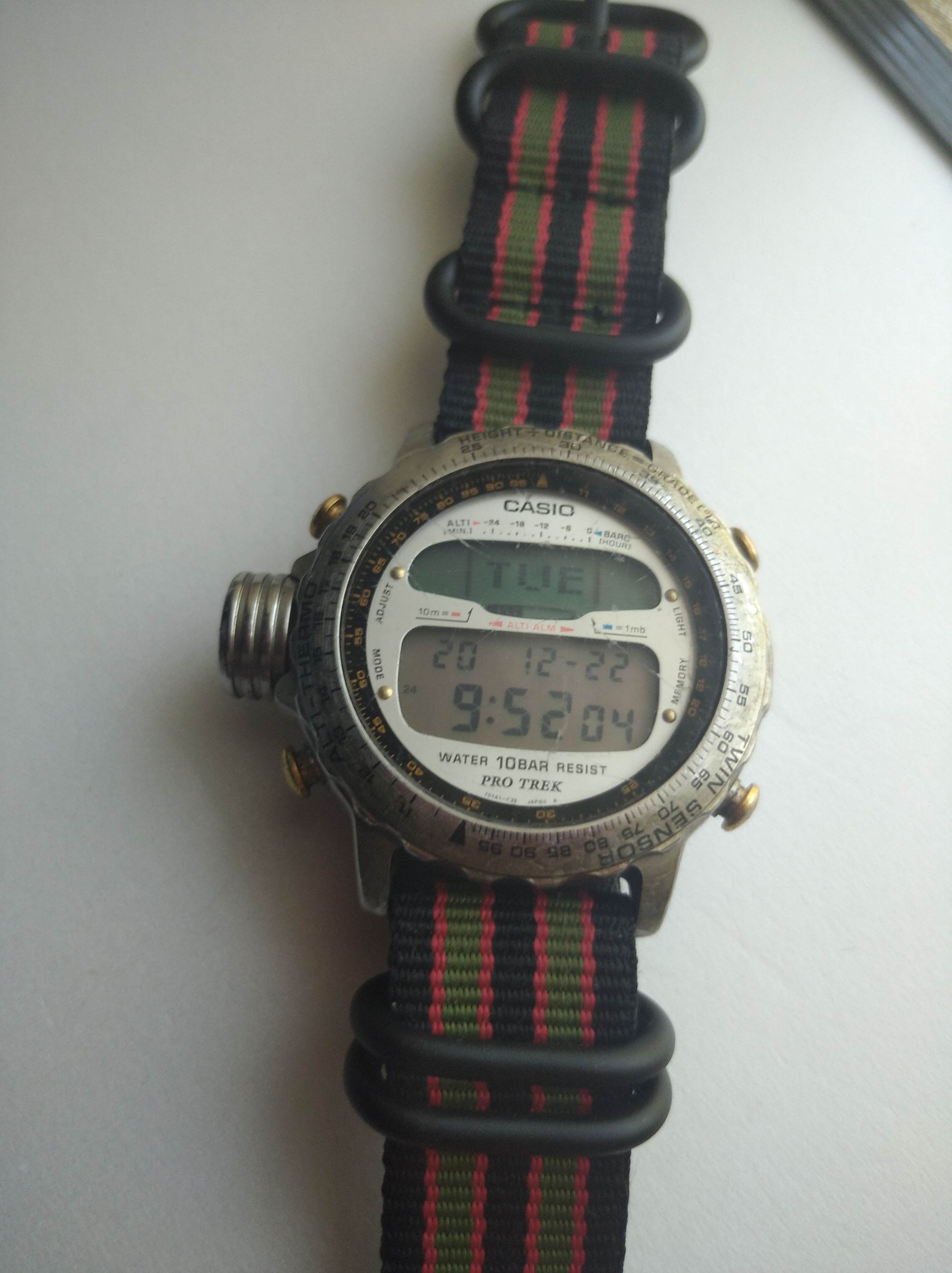 Vintage Casio protrek alt-7000 rare made in Japan | Grailed
