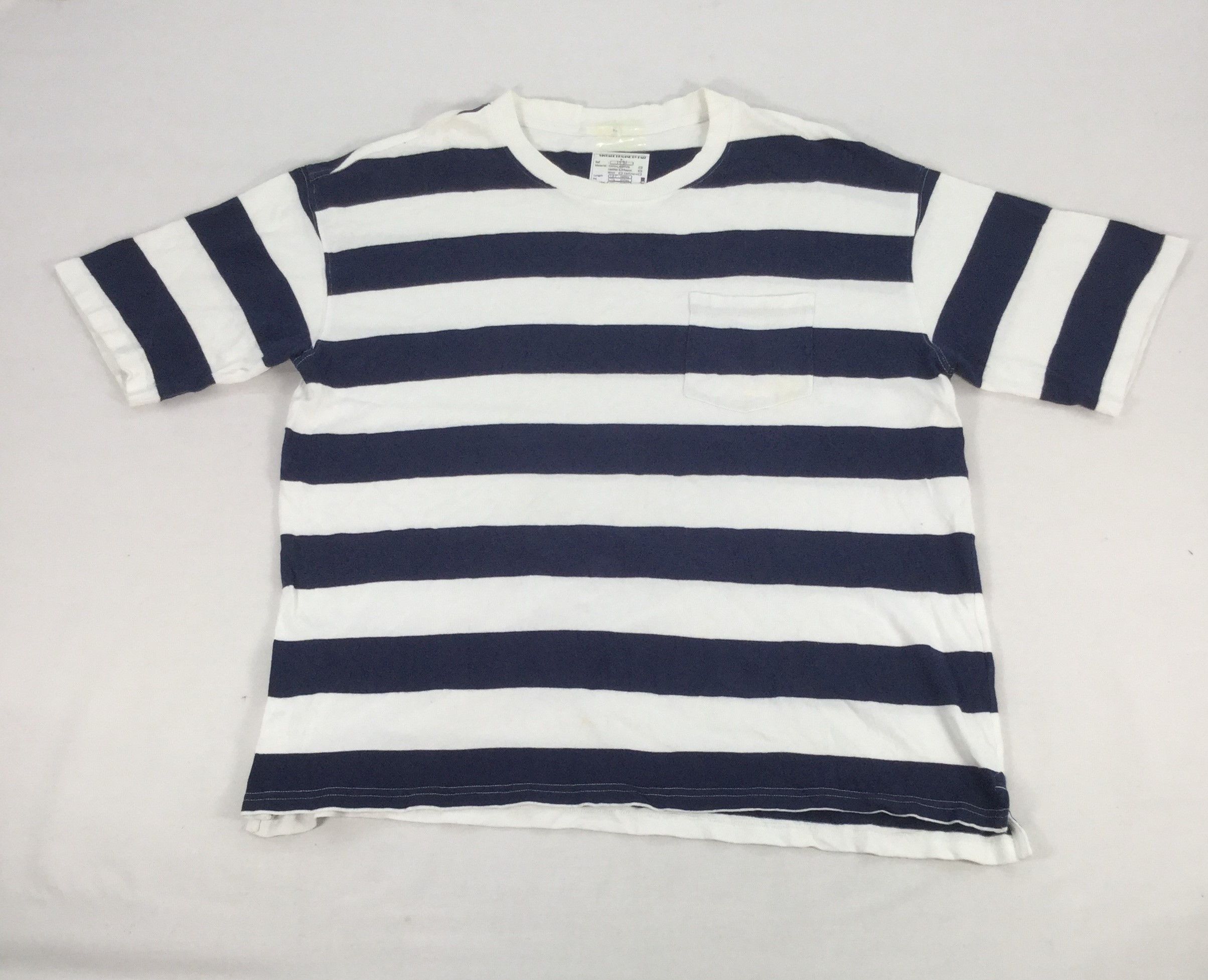 Brand PRISON STRIPE ONE POCKET GRUNGE TSHIRT | Grailed