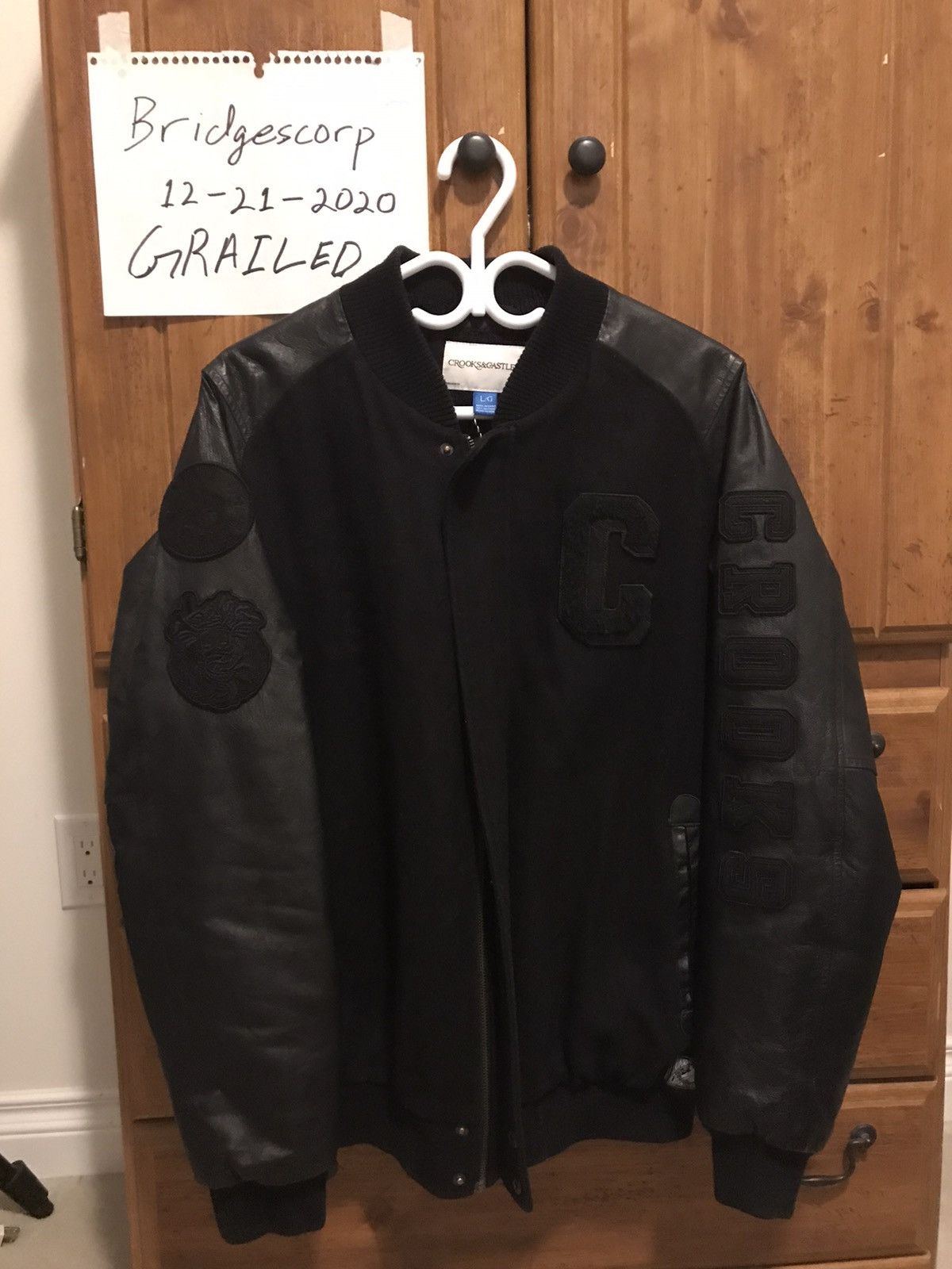 Crooks & Castles × Vintage Crooks and Castles vintage leather jacket ...