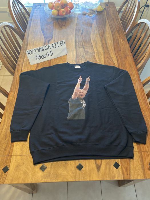 Champion WESTSIDE GUNN GxFR STONE COLD FOURTH ROPE CHAMPION CREWNECK ...