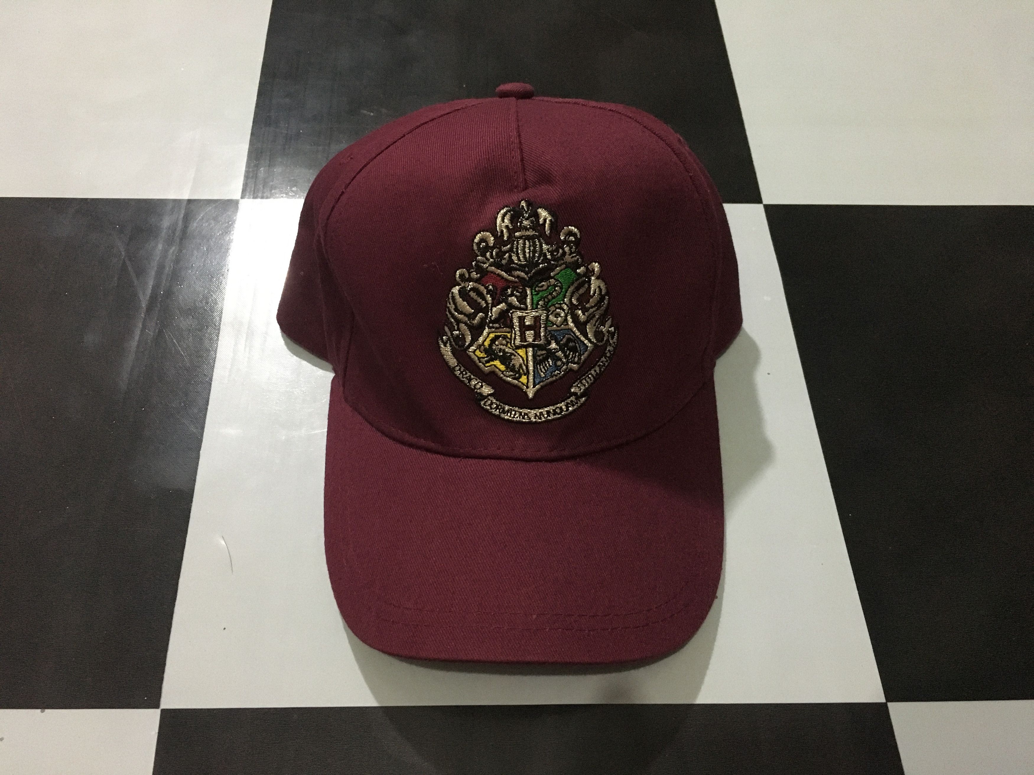 Movie × Streetwear Harry Potter Cap Hogwarts School Embroidered Logo ...