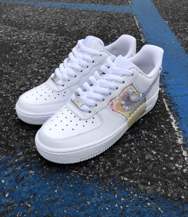 Custom Custom AF1 “ HOLOGRAPHIC “ | Grailed