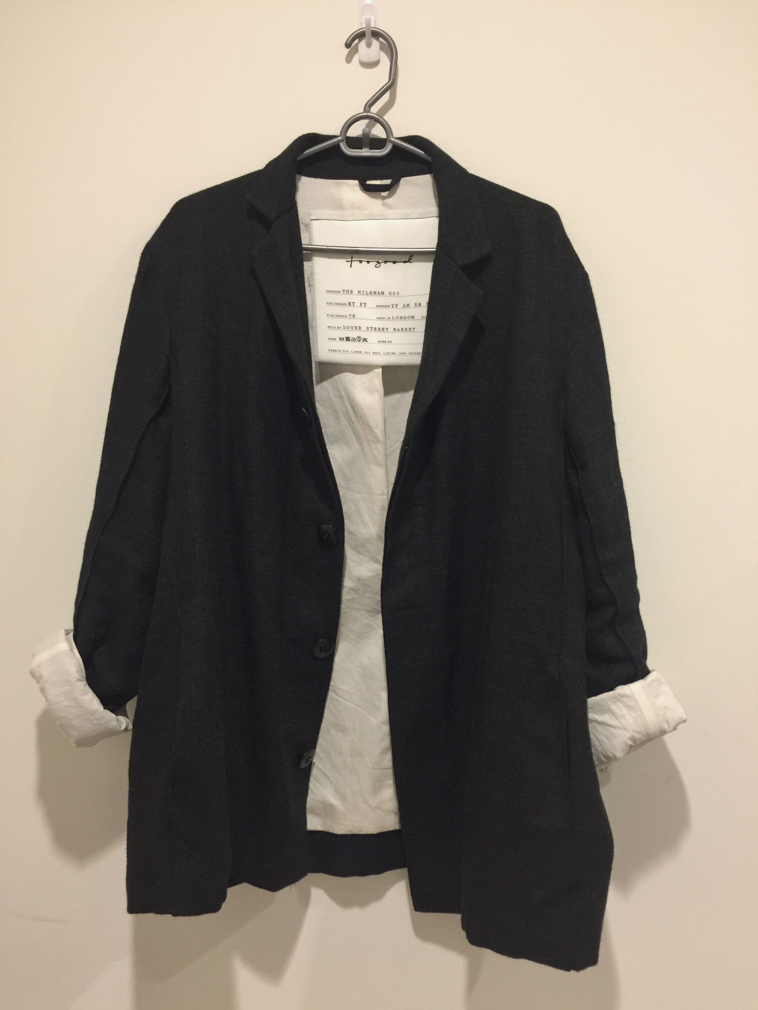 Toogood The Milkman Unisex Jacket for Dover Street Market Toogood The Milkman Unisex Jacket for Dover Street Market