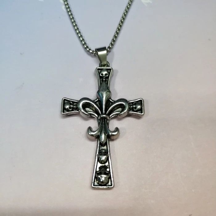 Vintage Gothic Vintage Punk Cross Necklace Chains pendent | Grailed