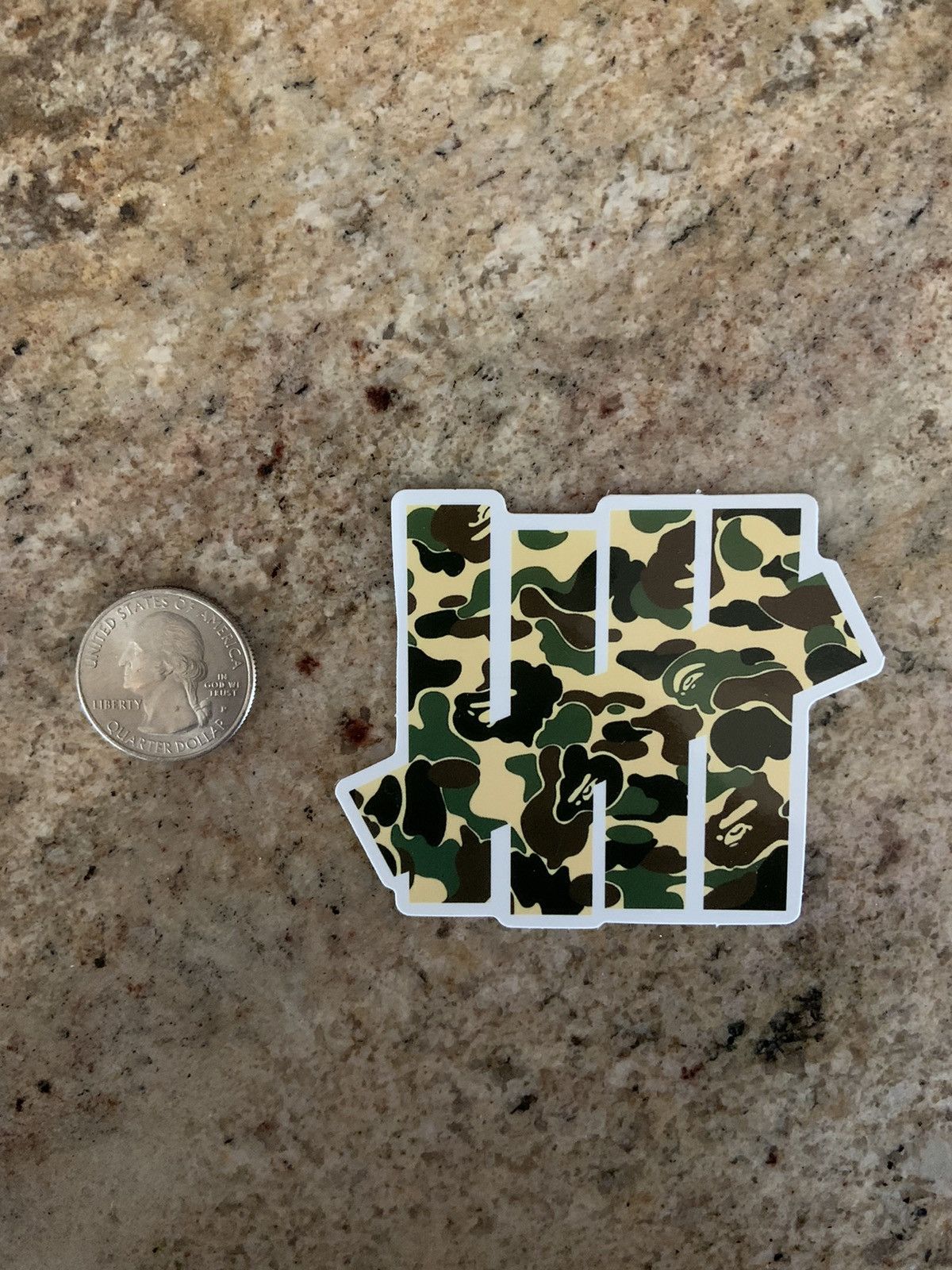 Other Bape x Undefeated Sticker | Grailed