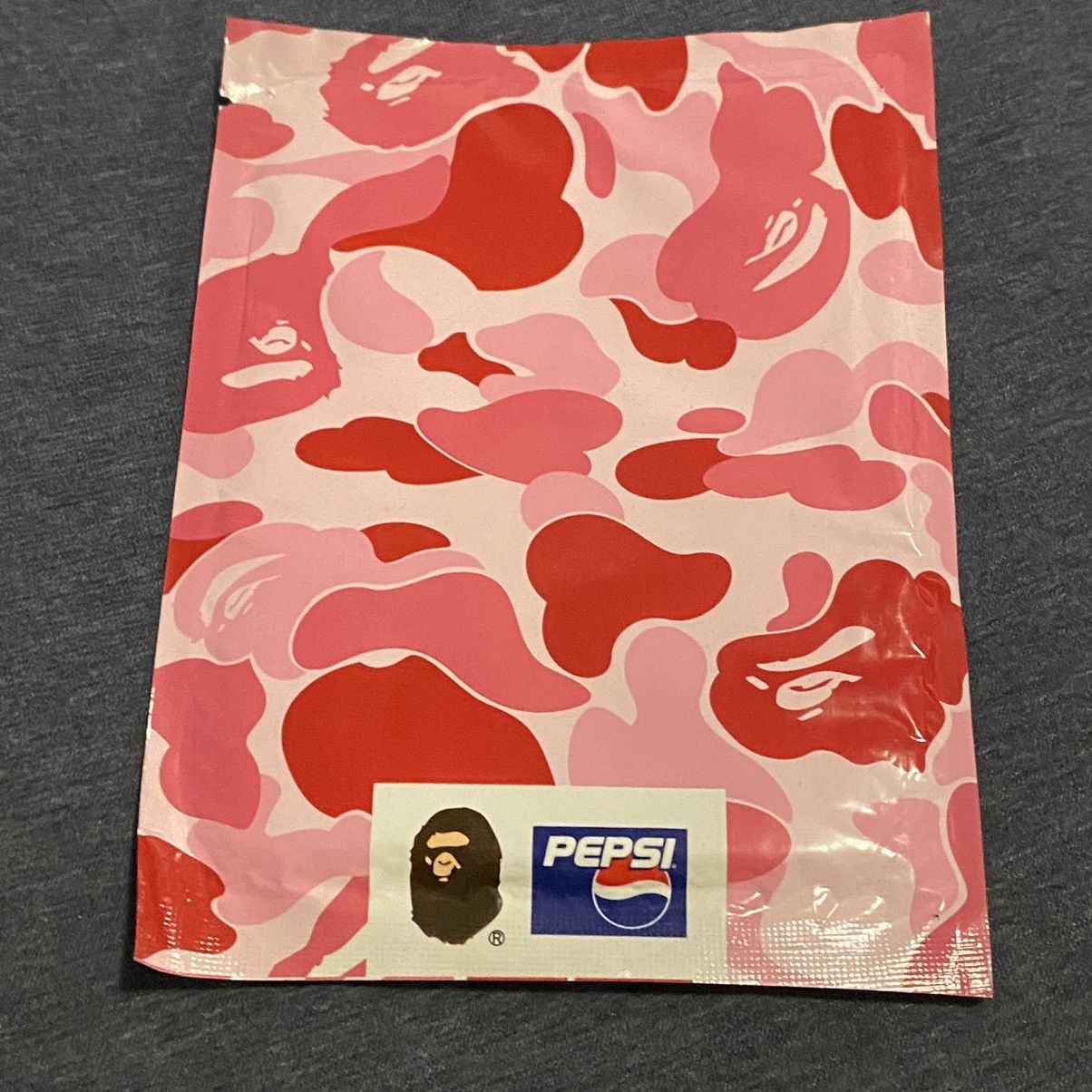 Bape Bape x Pepsi Novelty Handkerchief Pink Camo | Grailed