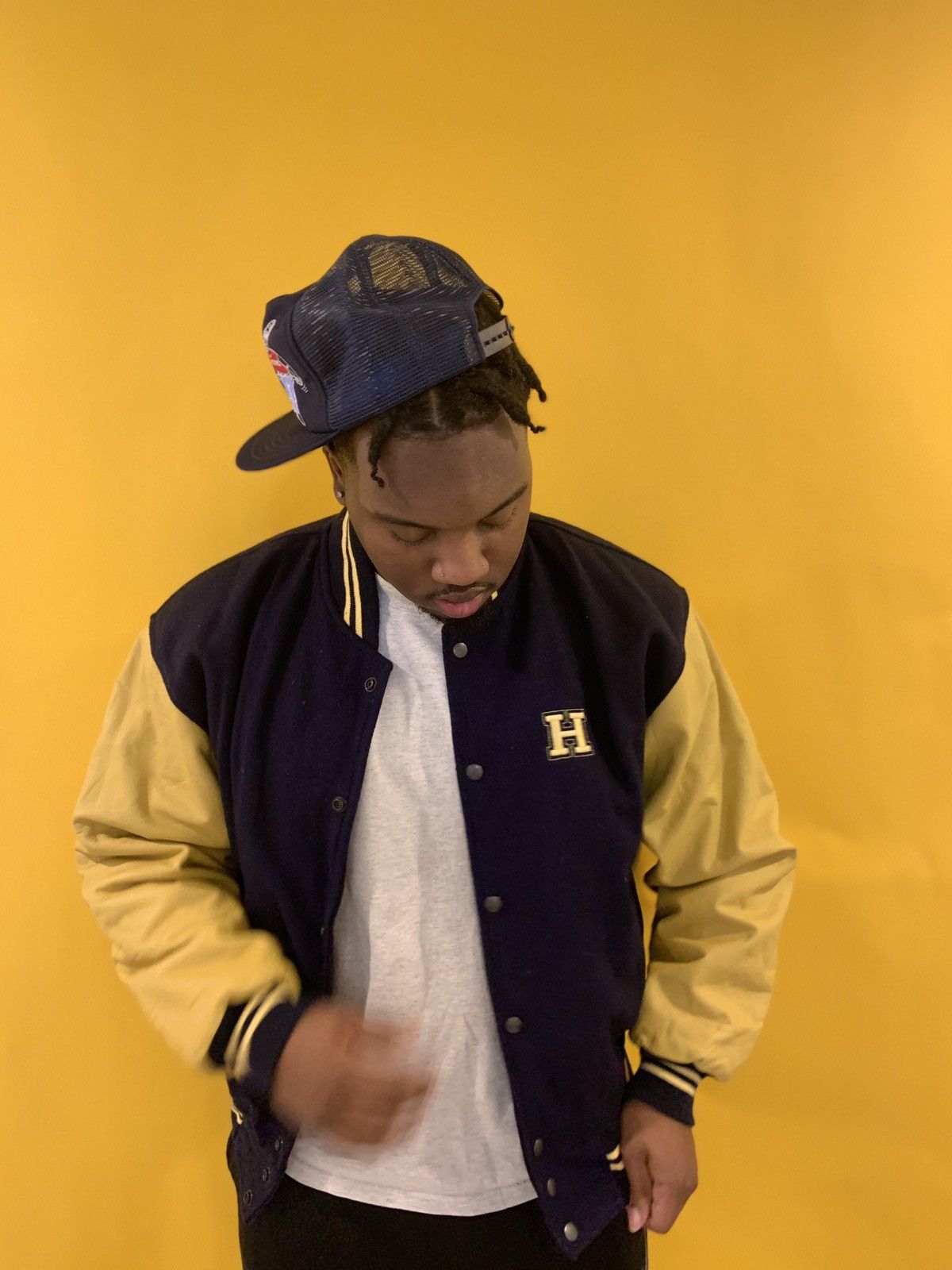 American College × Vintage 90’s vintage Harvard Letterman Jacket | Grailed