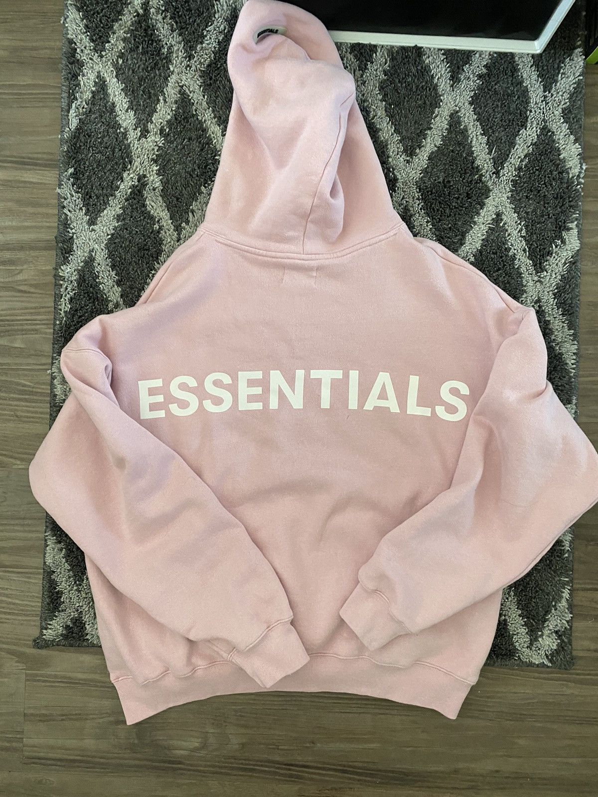 Fear of God Fear of God Essentials Pink Blush Hoodie medium | Grailed