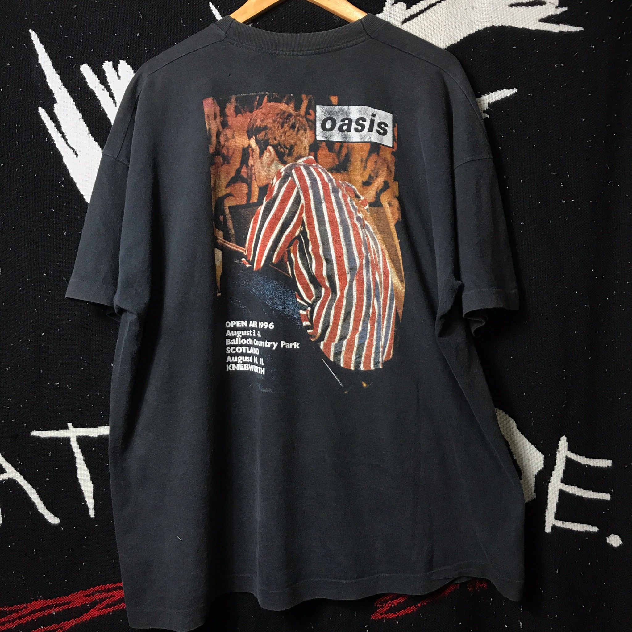 Band Tees × Vintage OASIS Live Tour 1996 Mega Rare Vintage Bootleg Band ...