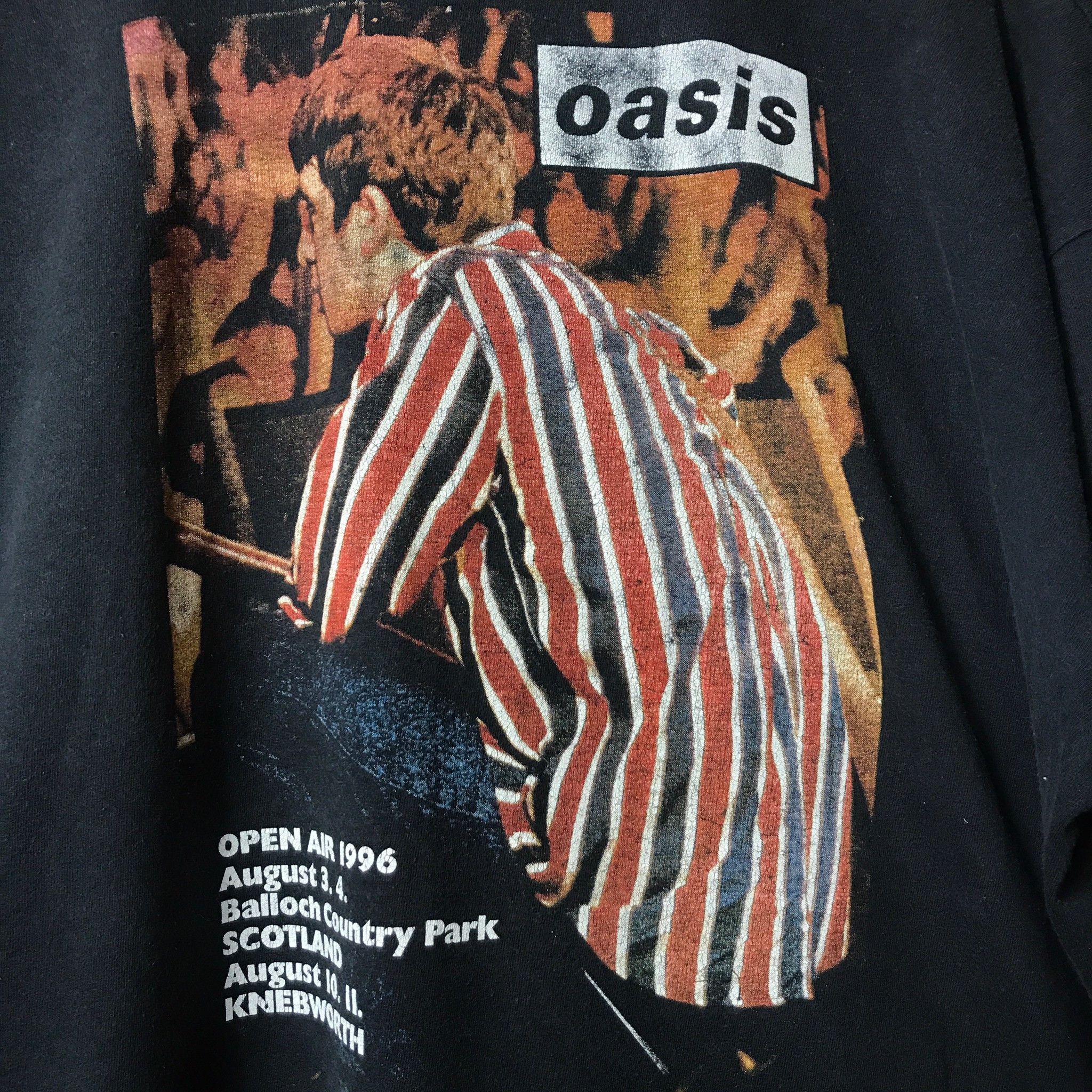 Band Tees × Vintage OASIS Live Tour 1996 Mega Rare Vintage Bootleg Band ...