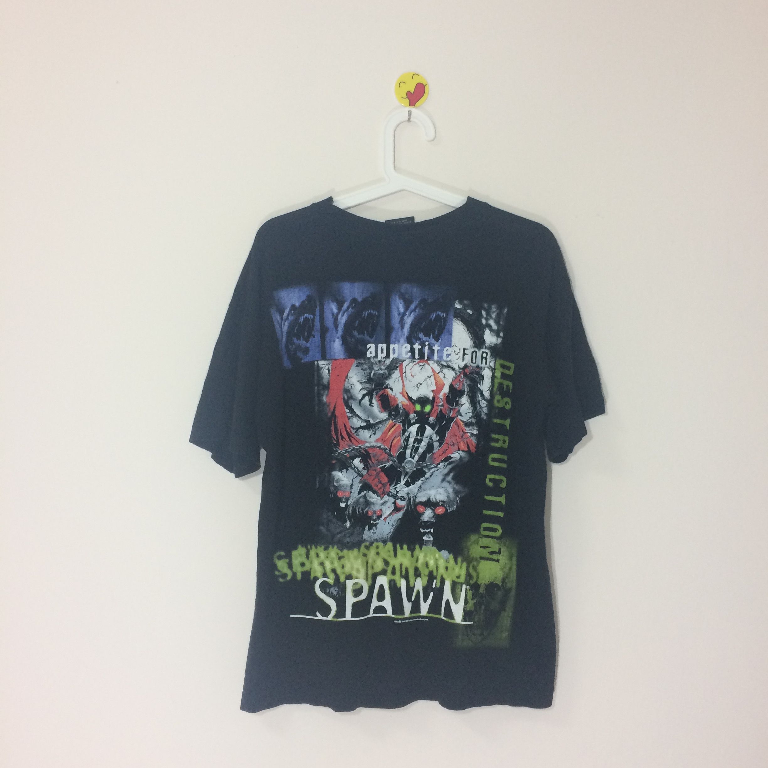 Giant Tees Vintage 90s 1997 spawn todd mcfarlane artwork big image ...