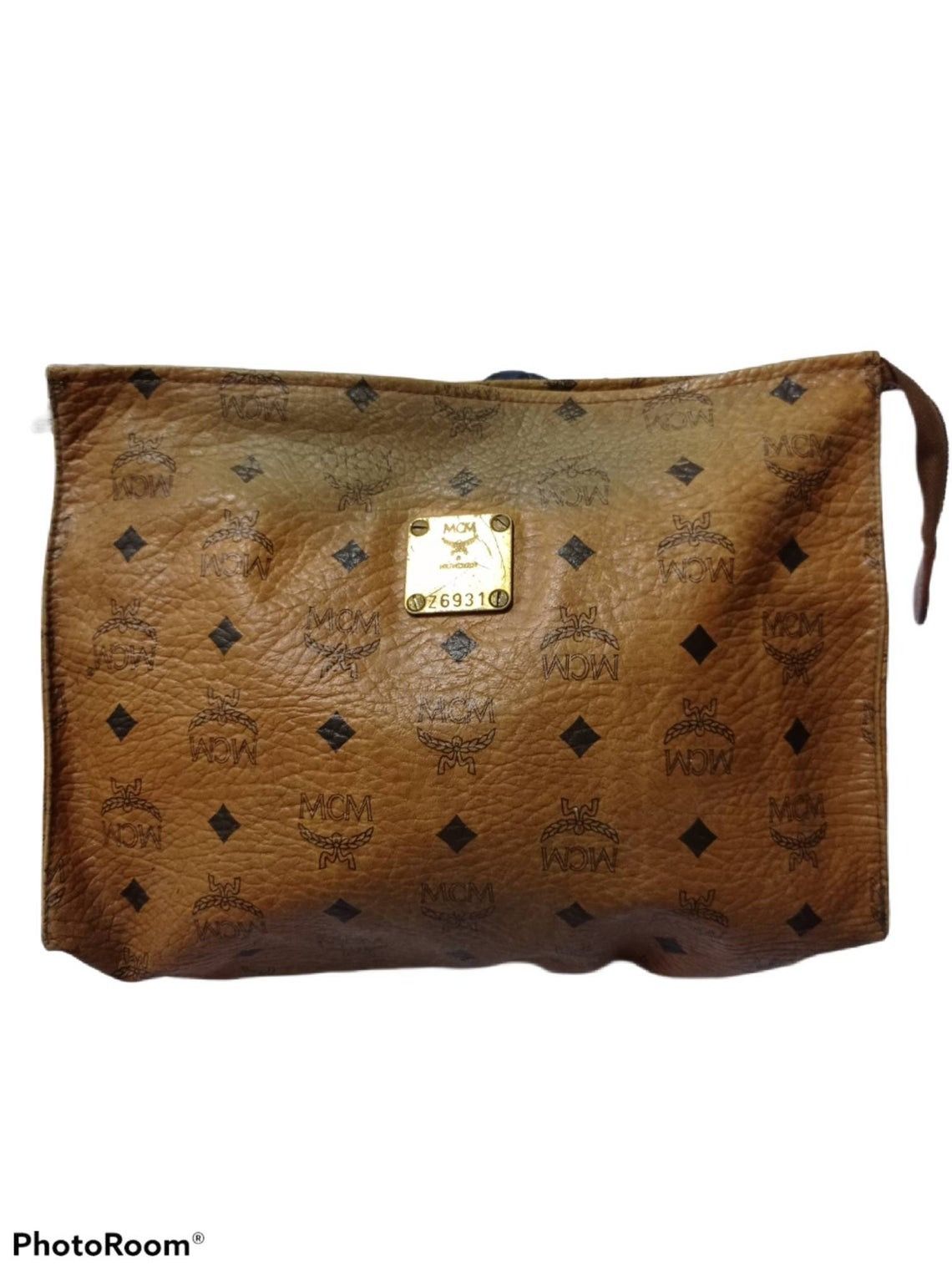 MCM MCM Modern Creation Munchen Monogram Clutch Bag Leather | Grailed