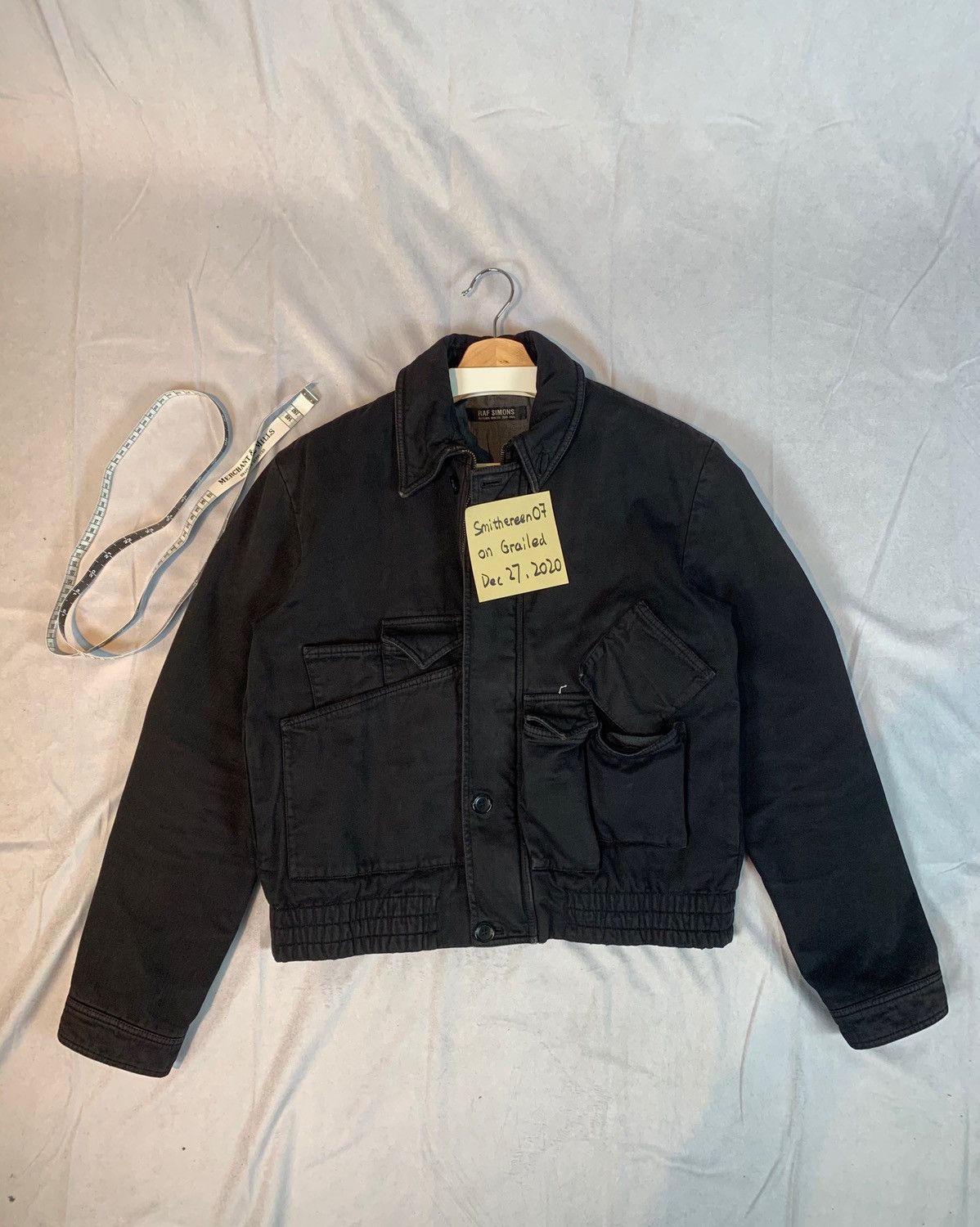 Raf Simons AW04 “Waves” Multi-pocket Sculptural Work Jacket | Grailed