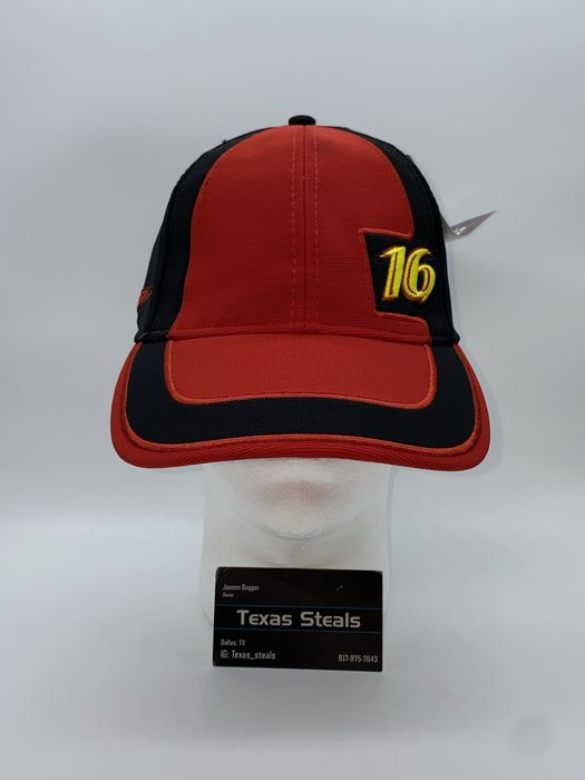 NASCAR NEW Nascar Roush Fenway Racing 3M Stretch Black Red Car Hat ...