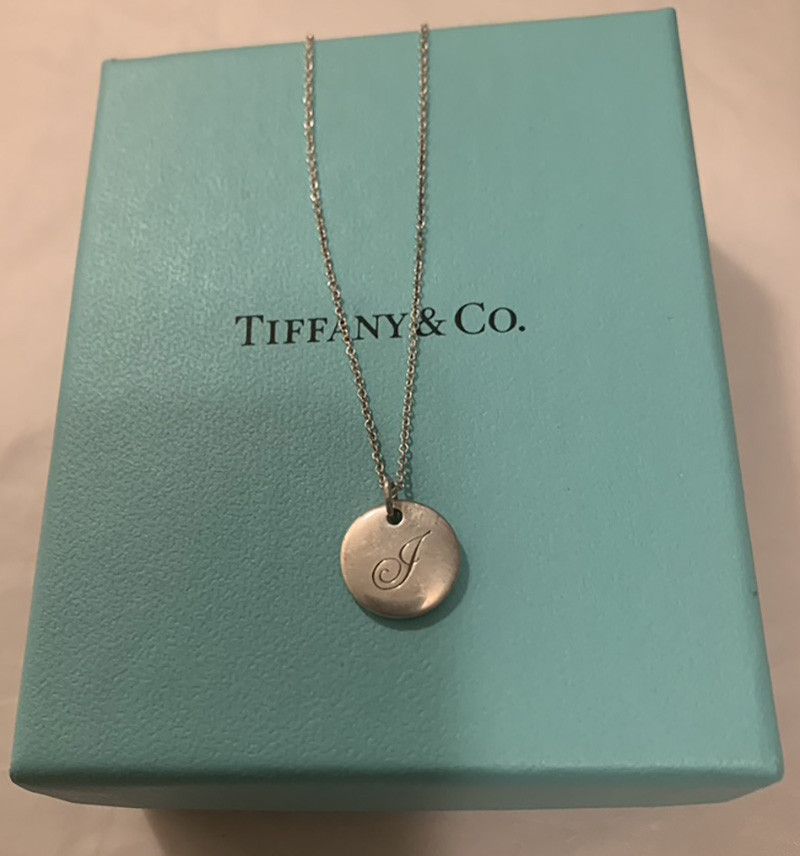 Tiffany & Co. Tiffany Notes “F” Alphabet Disc Charm pendant | Grailed