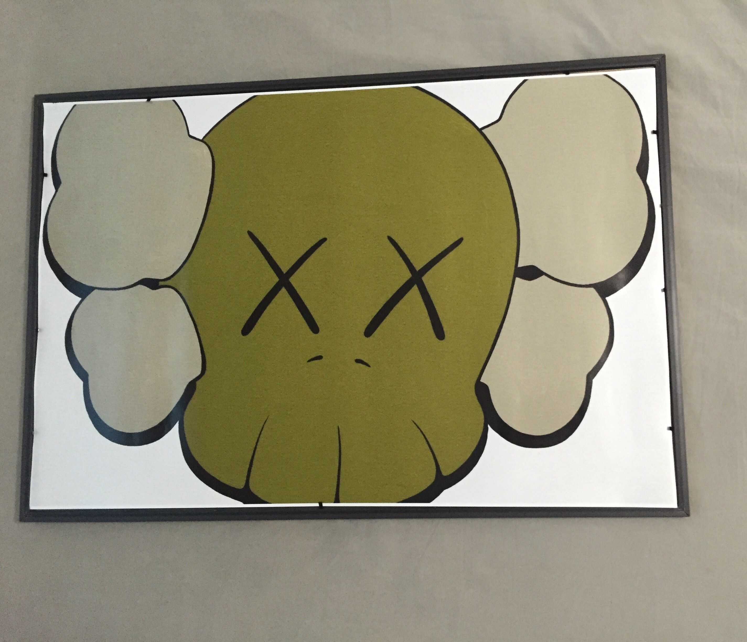 Kaws Skull Kaws Poster | Grailed