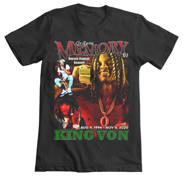 Rap Tees × Streetwear King Von t-shirt Rap Tees | Grailed