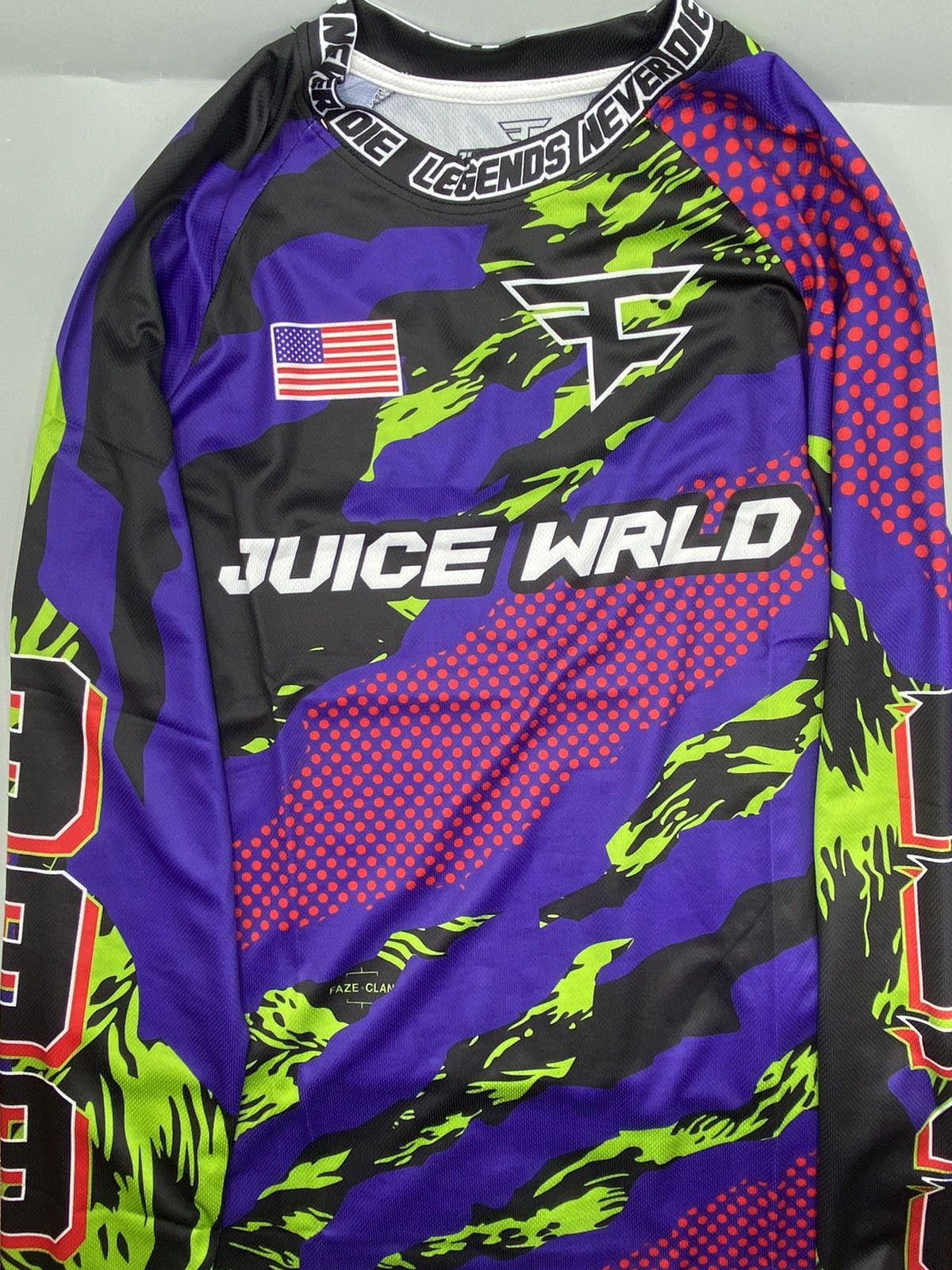Faze Juice WRLD X FaZe Clan Paintball Jersey | Grailed