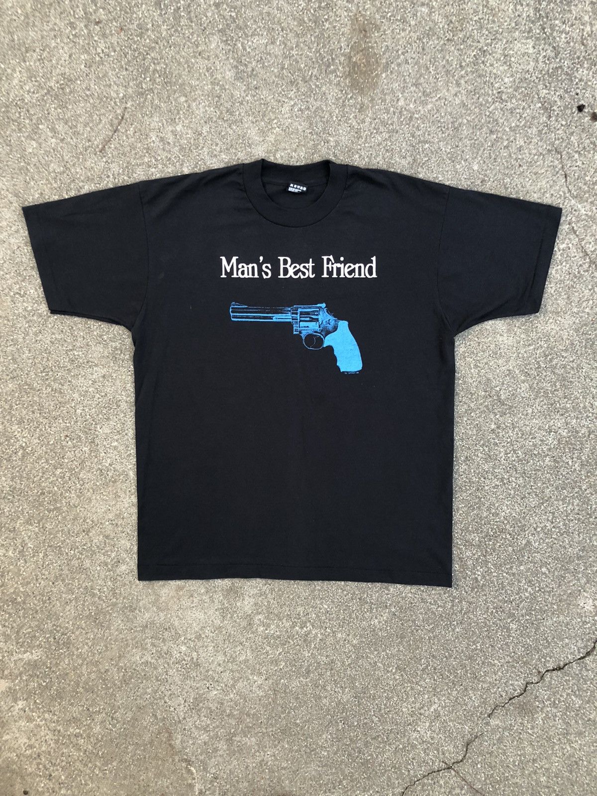 Vintage 1994 Mans Best Friend X Ray Revolver Vintage Tee Shirt | Grailed