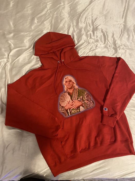 Wwf Westside Gunn x Fourth Rope Ric Flair Griselda Hoodie Red | Grailed
