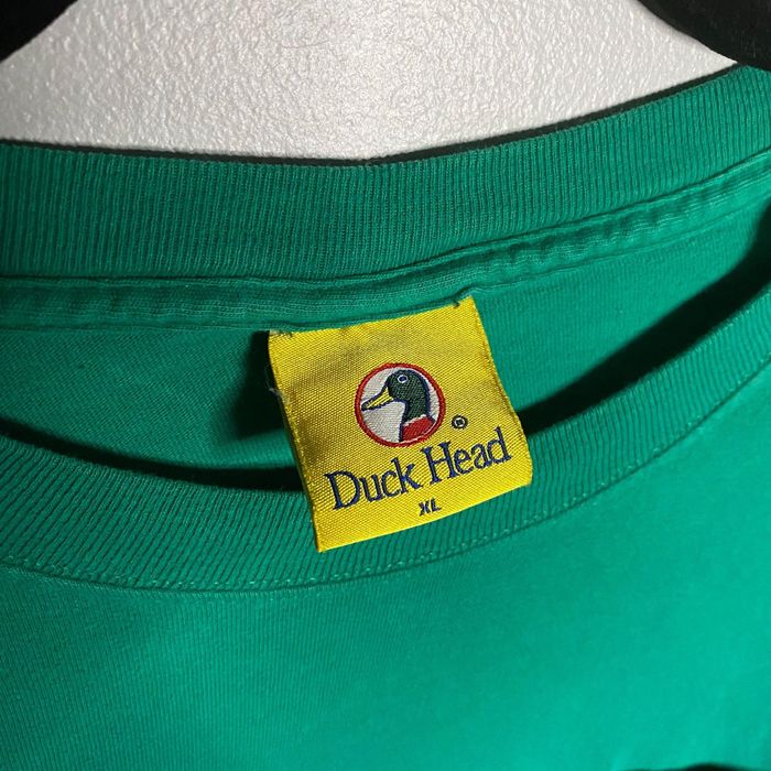Vintage Duck Head Embroidered Logo Pocket Tee XL | Grailed