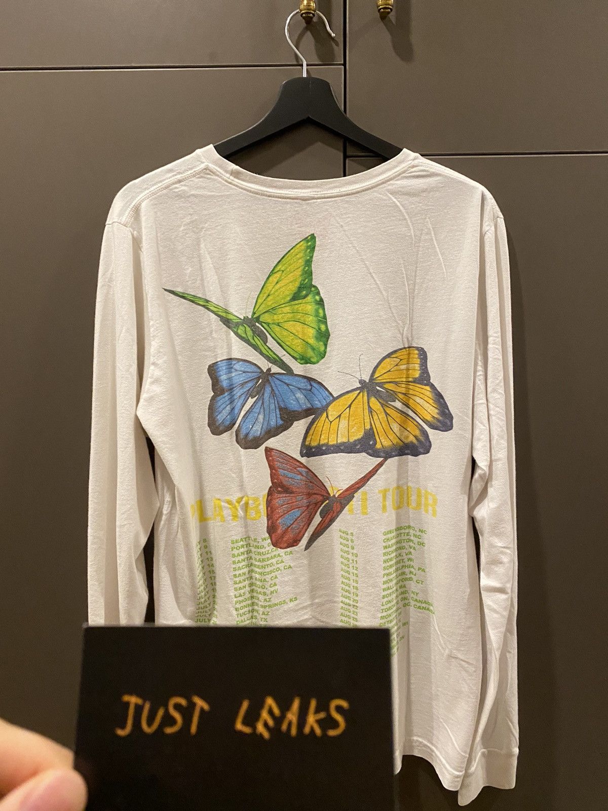 Playboi Carti Playboi Carti Self Preclaimed Tour Butterfly Long Tee ...