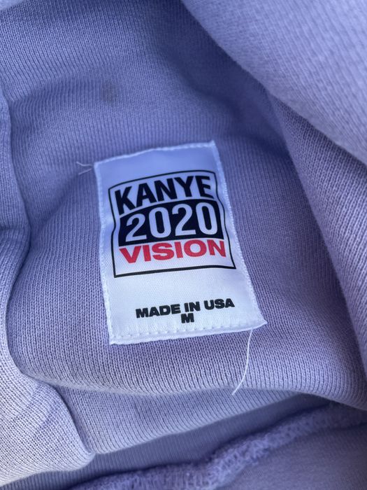 Kanye West Kanye "2020 Vision" Double Layered Hoodie | Grailed