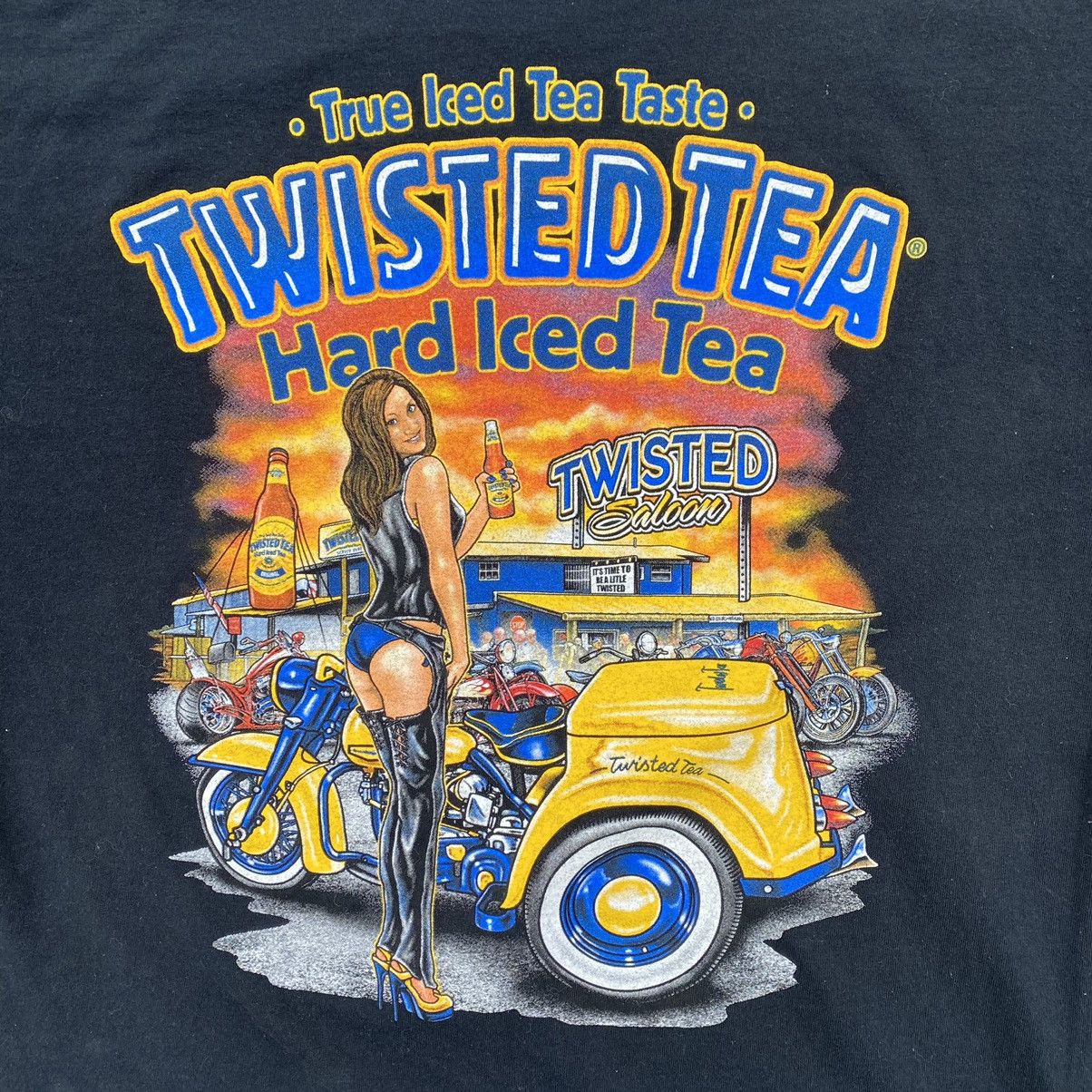 Gildan × Vintage Vintage Twisted Tea Pin Up Girl Graphic Tee | Grailed