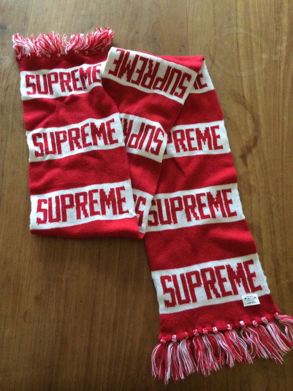 Supreme Supreme Bar Stripe Scarf | Grailed