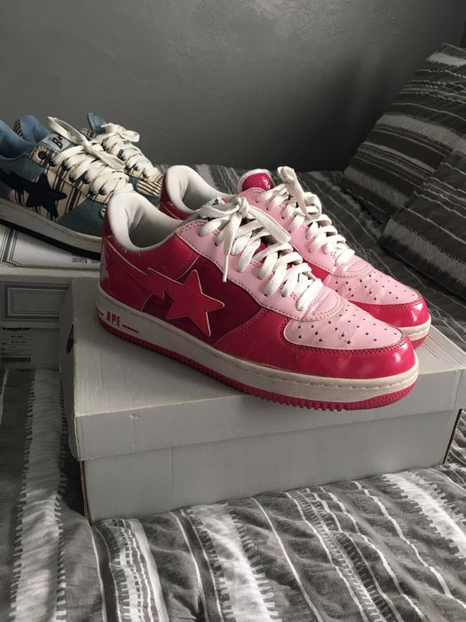 Bape Pink Bapes | Grailed