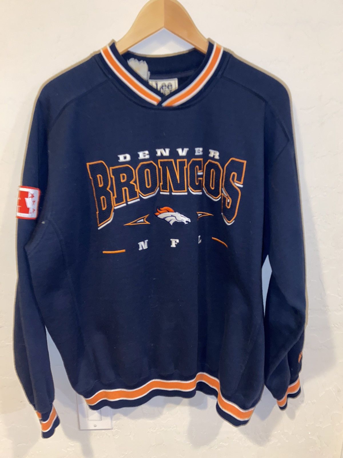 Lee × NFL × Vintage Vintage 90s Lee Sport Broncos Crewneck | Grailed