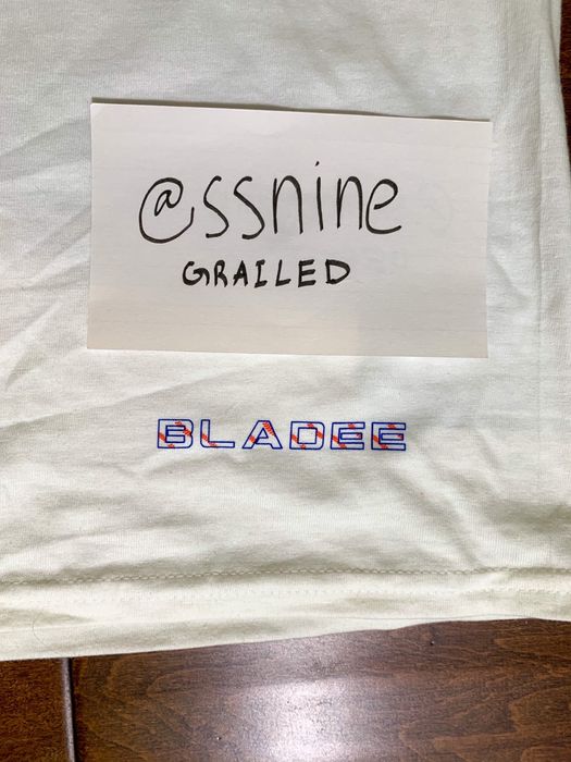 Sad Boys Bladee Excelsior Sprite T-shirt (White) | Grailed