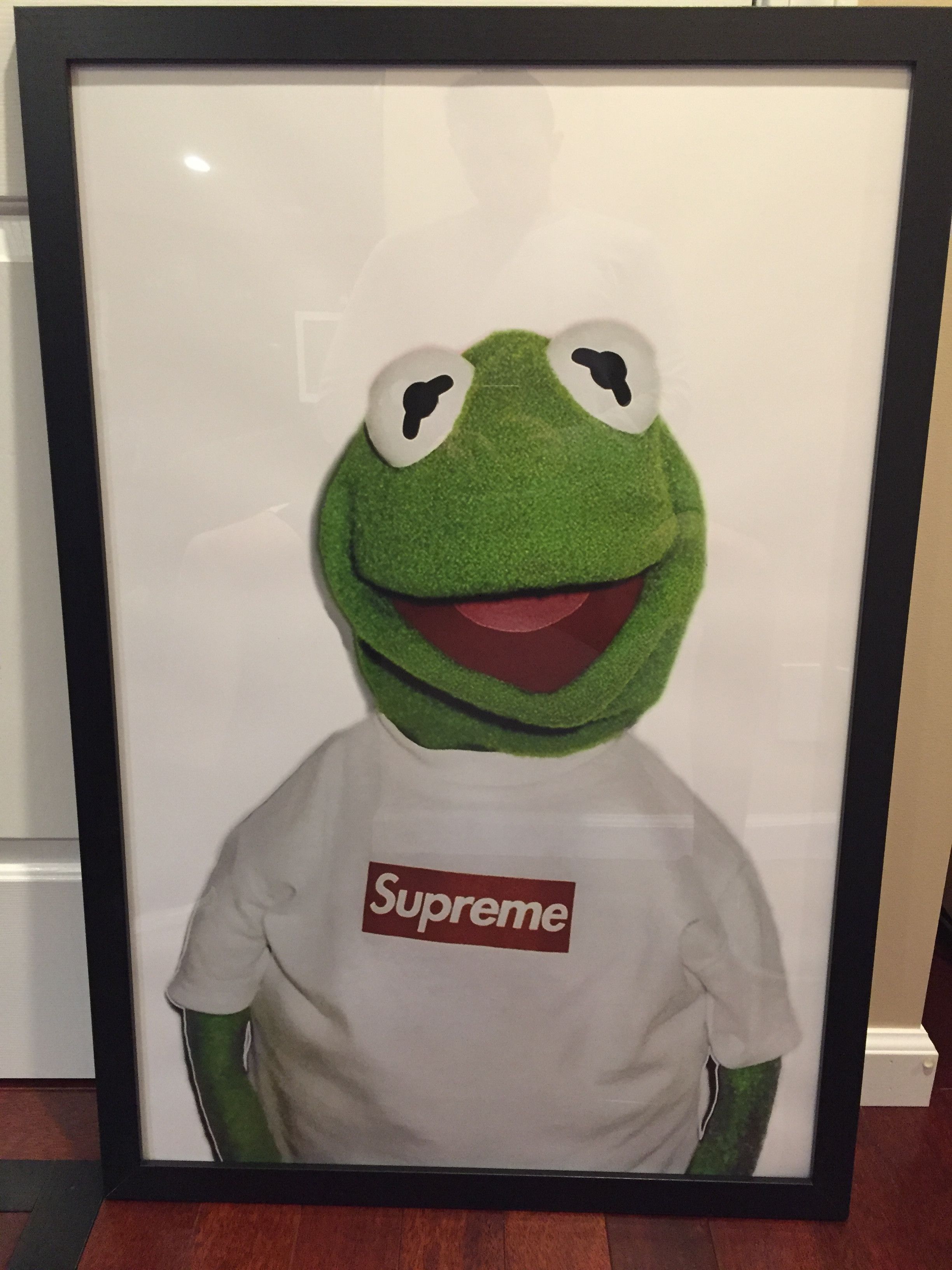 Supreme Supreme Kermit the Frog Framed Poster Print 24" x 36" Box Logo ...