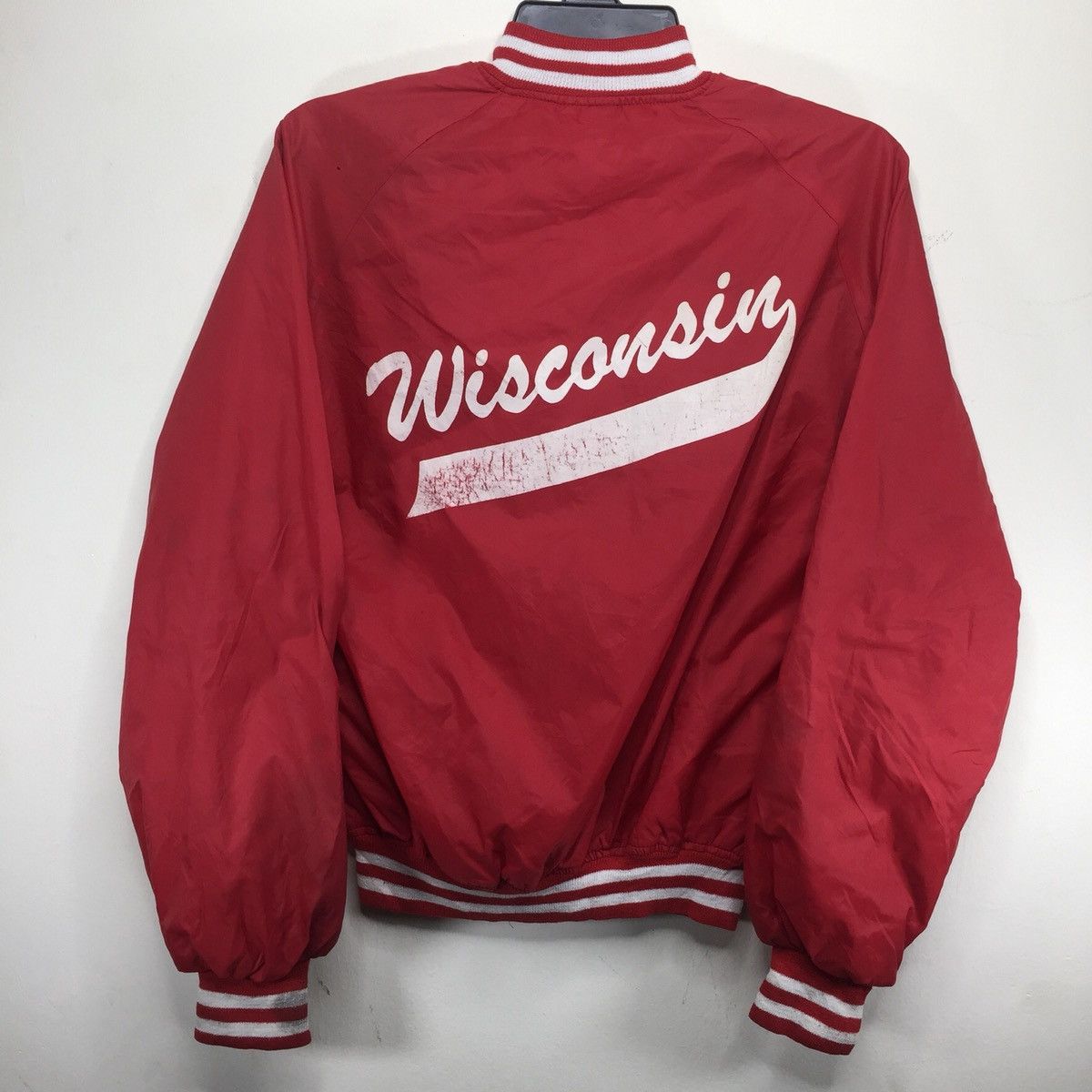 Ncaa × Varsity Jacket × Vintage Vintage Wisconsin Badgers Varsity ...