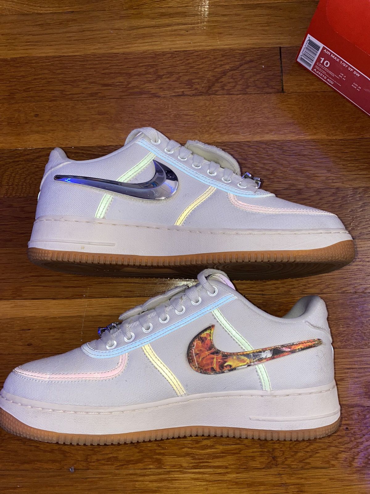 Nike × Travis Scott Travis Scott x Air Force 1 Sail 2018 | Grailed