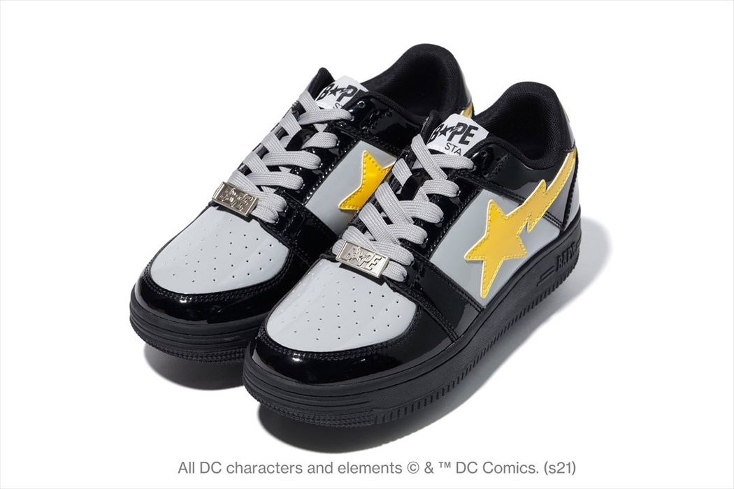 Bape BAPE X DC COMICS BATMAN BAPE STA LOW BLACK SIZE 9 | Grailed