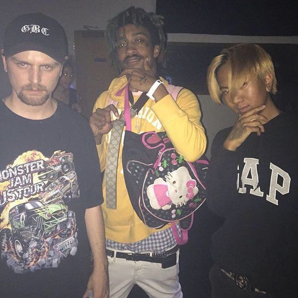 LIL PEEP LIL TRACY HELLO KITTY BAG (BLACK) | Grailed