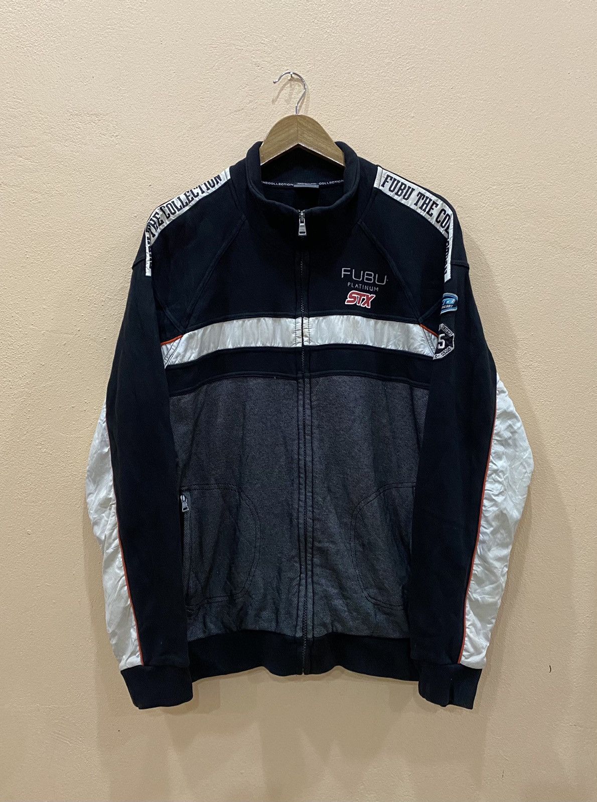 Fubu × Rare × Vintage Vintage Fubu The Collection Full Zipper Light ...