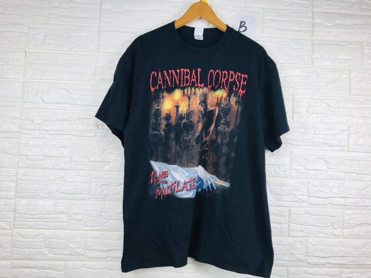 Band Tees × Gildan Cannibal Corpse American Death Metal Tomb of The ...