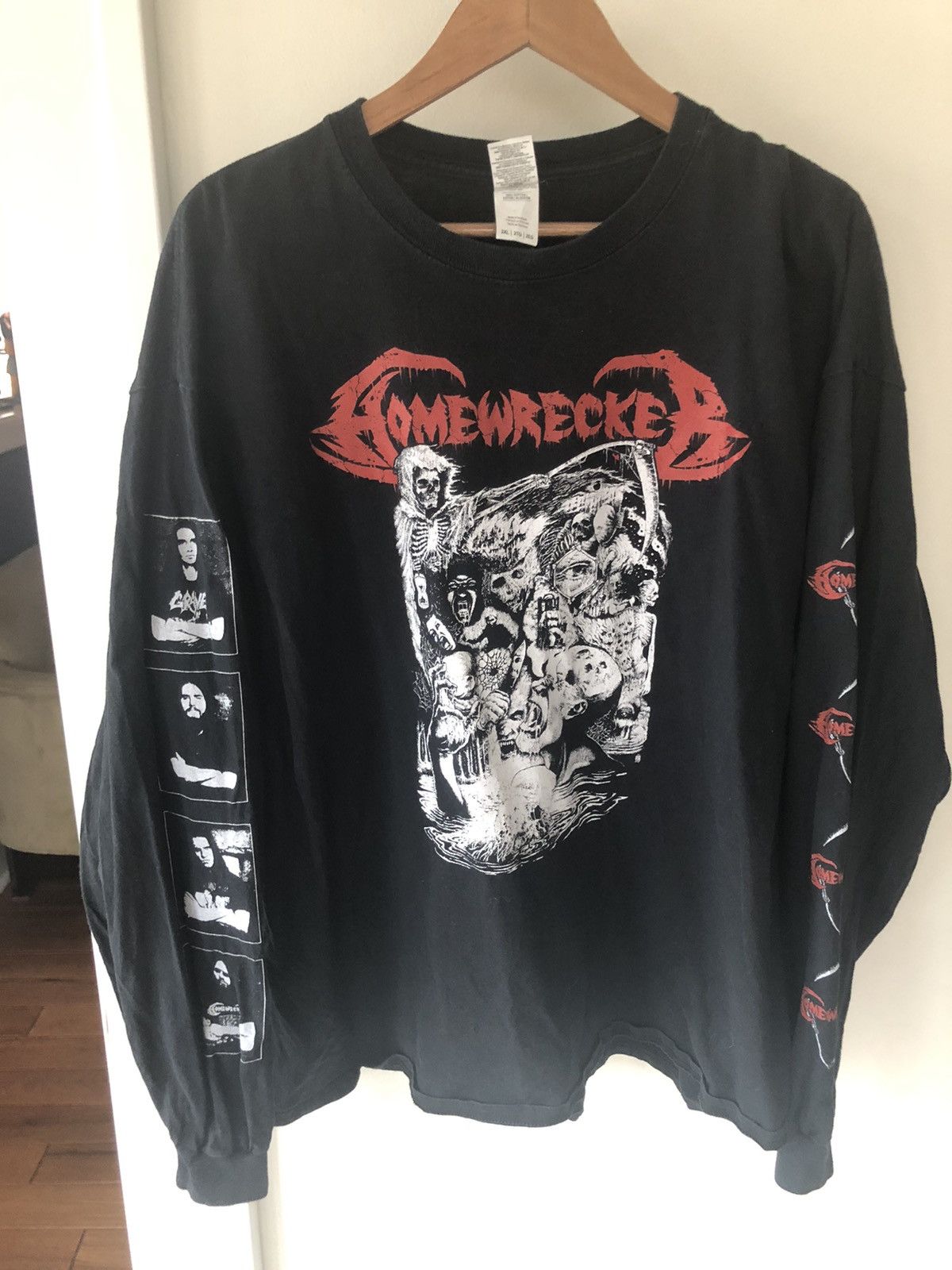 Band Tees × Vintage Homewrecker Hell is Here Now L/S Tee | Grailed