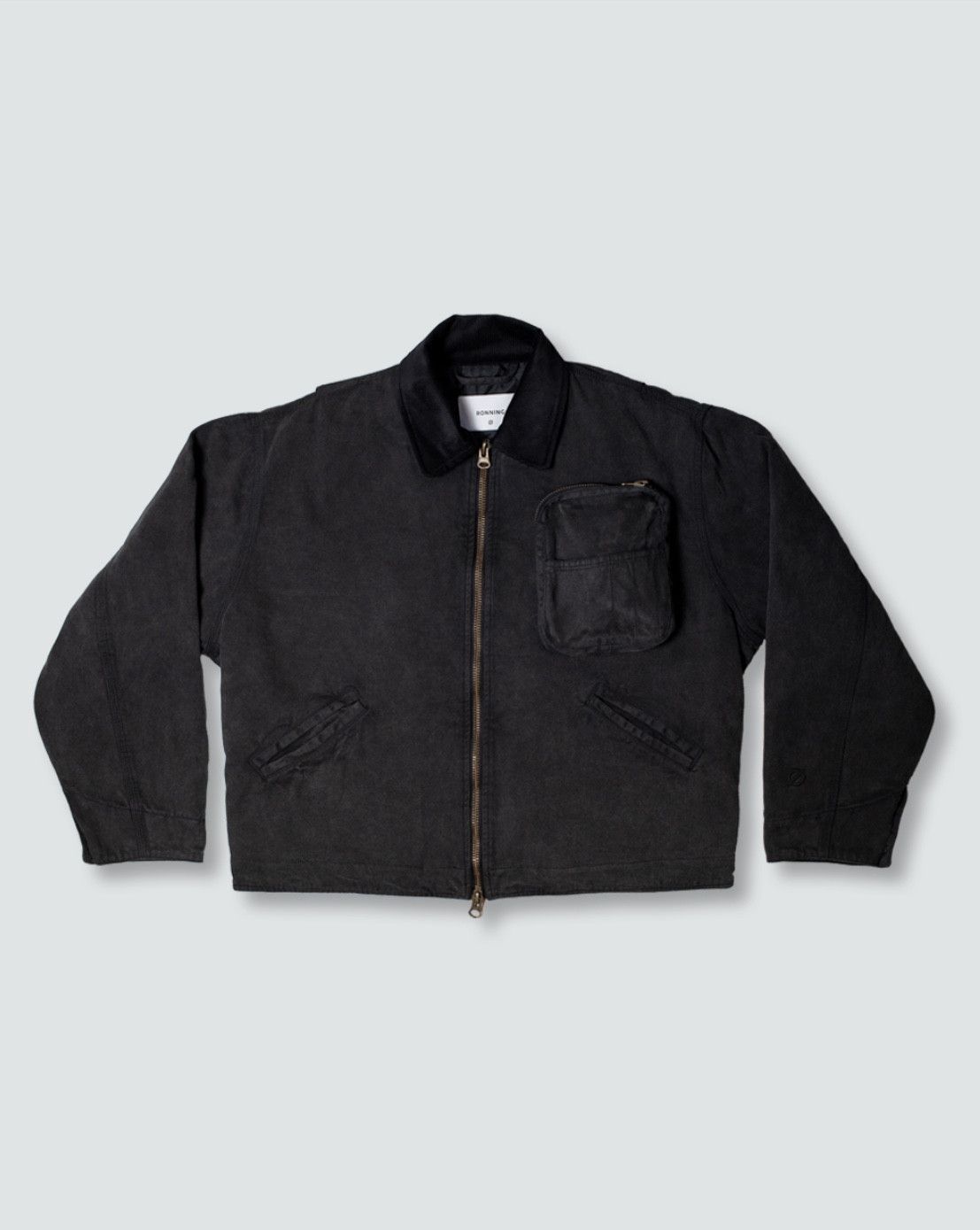 Ronning Washed Black Work Jacket | Grailed